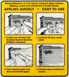 Custom Dry Transfer Lettering for Furniture - Dry Transfer Lettering ...